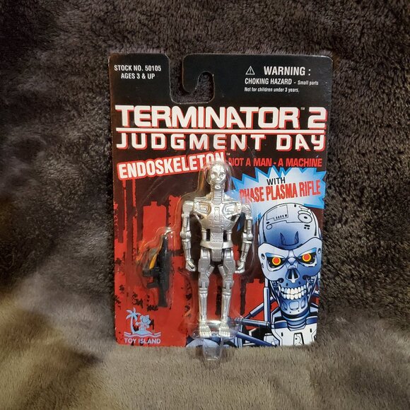 Toys | Terminator 2 Judgement Day Endoskeleton Figure With Rifle 1995 ...